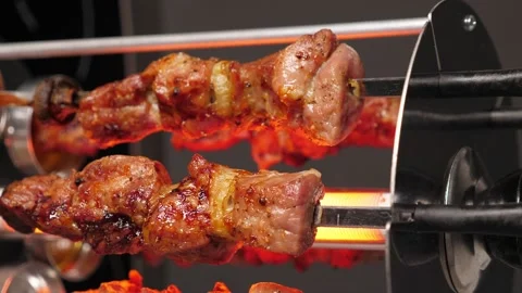 Kebab Rotation Stock Footage ~ Royalty Free Stock Videos | Pond5