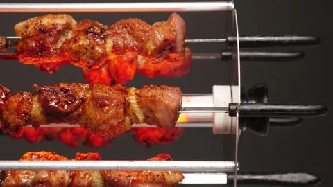 Kebab Rotation Stock Footage ~ Royalty Free Stock Videos | Pond5