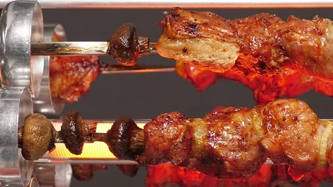 Kebab Rotation Stock Footage ~ Royalty Free Stock Videos | Pond5