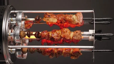 Kebab Rotation Stock Footage ~ Royalty Free Stock Videos | Pond5