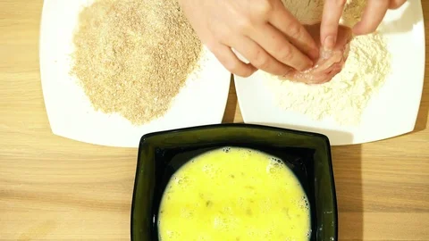 Cooking process. Pieces of chicken meat ... | Stock Video | Pond5