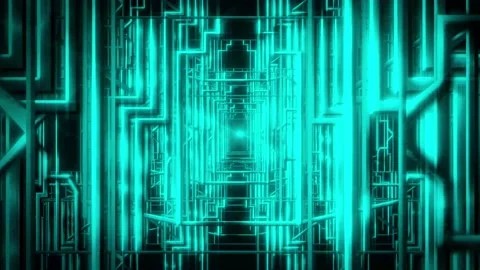 Cool Aqua Blue Color Overlay. Abstract b... | Stock Video | Pond5