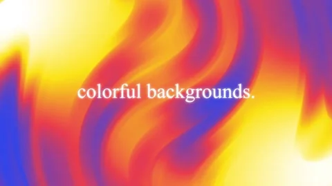 Cool Colorful Fun Swirly Backgrounds ~ After Effects #172571826