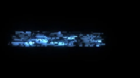 cool glitch BROADCASTING text animation ... | Stock Video | Pond5
