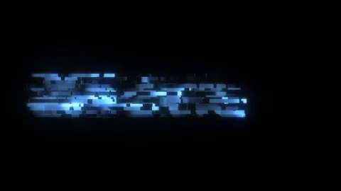 cool glitch WAITING text animation backg... | Stock Video | Pond5