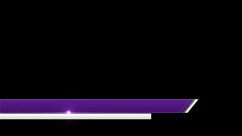 Cool Lower Third Purple | Stock Video | Pond5