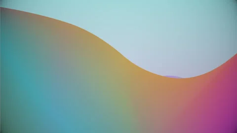 Cool Pastel Color Gradient Wave Abstract... | Stock Video | Pond5