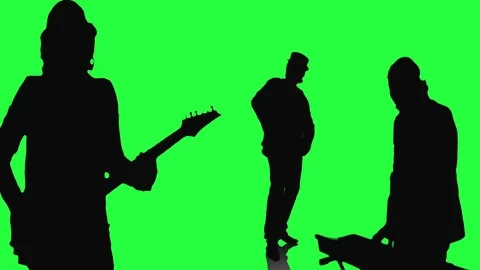 Cool rock band performing on the Green S... | Stock Video | Pond5