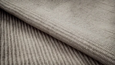 Corduroy fabric texture extreme close up... | Stock Video | Pond5