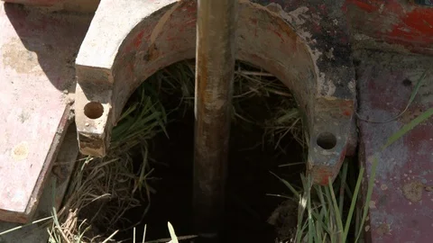 Core sample drilling for geological surv... | Stock Video | Pond5