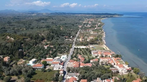 corfu island lefkimi kavos asprokavos gr... | Stock Video | Pond5