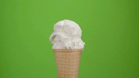 corn with an ice cream and a liquid choc... | Stock Video | Pond5