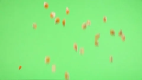 Corn kernel slowly falling from top to b... | Stock Video | Pond5