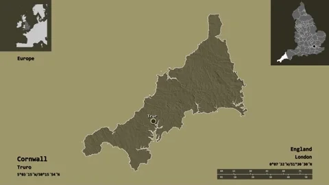 Cornwall location. England. Administrati... | Stock Video | Pond5