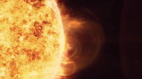 Coronal Mass Ejection from the Sun’s c... | Stock Video | Pond5