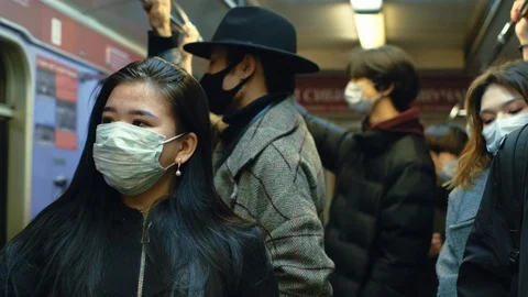 Coronavirus. 2019-ncov, Covid-19. People... | Stock Video | Pond5