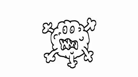 Flu Drawings Drawings Cartoons Stock Video Footage | Royalty Free Flu ...