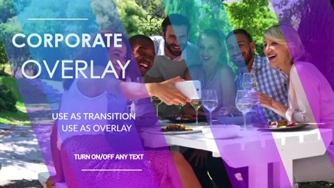 Corporate Colorful Slides Overlay ~ After Effects #169515158