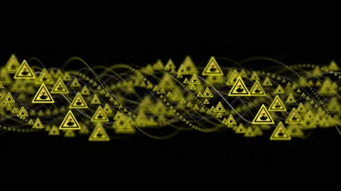 CORROSION, Danger Symbols Animation, Ren... | Stock Video | Pond5