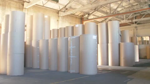 Paper Factory Stock Footage ~ Royalty Free Stock Videos | Pond5