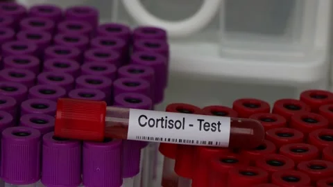 Cortisol test to look for abnormalities ... | Stock Video | Pond5