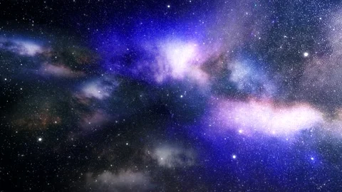 Cosmic fantasy background of moving clus... | Stock Video | Pond5
