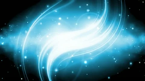 Cosmic Light Blue Abstract Looping Anima... | Stock Video | Pond5