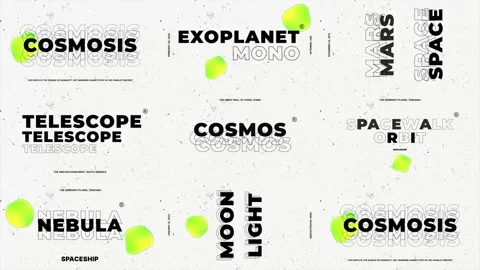Cosmos After Effects Templates ~ After Effects Projects | Pond5