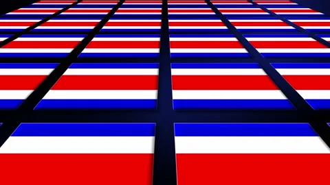 Costa Rica Flag Animated Background 3d A... | Stock Video | Pond5