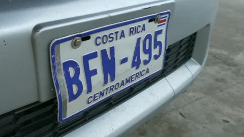 License Plate Stock Videos – Royalty-Free HD & 4K Videos