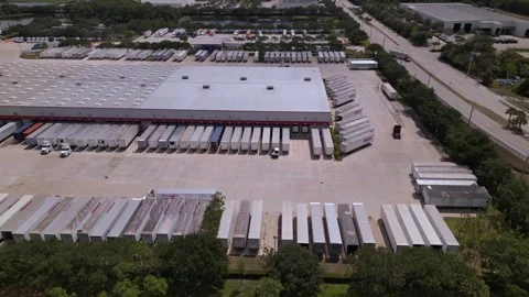 Costco distribution center. trucks loadi... | Stock Video | Pond5