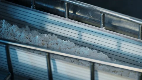 Cottage Cheese Production on Automated C... | Stock Video | Pond5