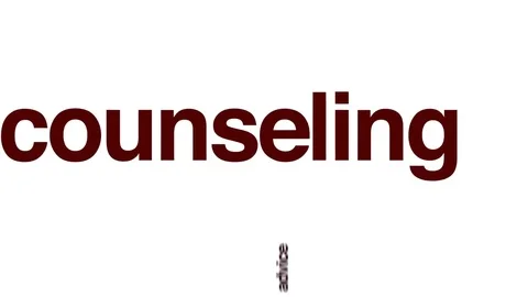 Counseling animated word cloud. | Stock Video | Pond5