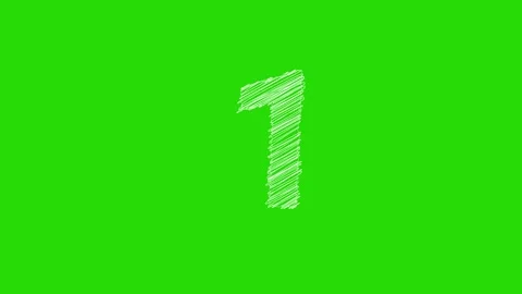 countdown to 10 handwritten animated cou... | Stock Video | Pond5
