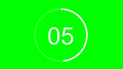 Countdown Green Screen Stock Video Footage | Royalty Free Countdown ...