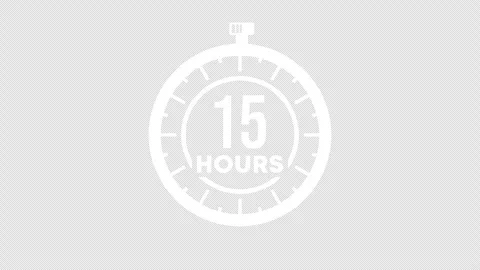 Countdown 15 hours graphic animation. Al... | Stock Video | Pond5