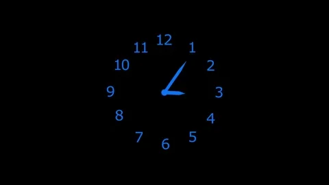 Countdown Analog Clock Animation, Clock ... | Stock Video | Pond5