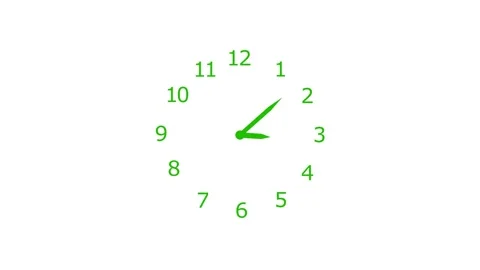 Countdown Analog Clock Animation, Clock ... | Stock Video | Pond5