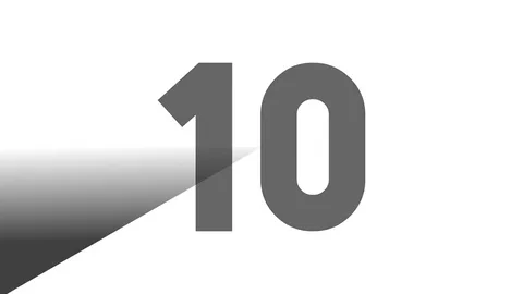 Countdown animation from 10 to 0. Great ... | Stock Video | Pond5