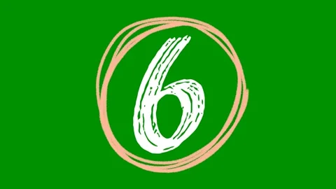 countdown animation in 10 seconds on gre... | Stock Video | Pond5