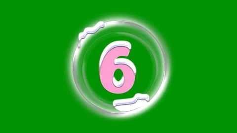 countdown animation in 10 seconds on gre... | Stock Video | Pond5