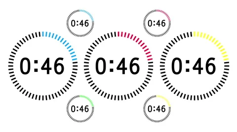 Countdown Clock Sixty Seconds Stock Video Footage | Royalty Free ...