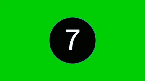 Countdown cartoon animation number Ten 1... | Stock Video | Pond5