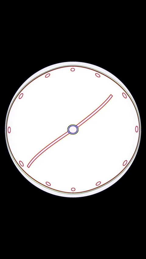 Countdown clock ticks backward, digits r... | Stock Video | Pond5