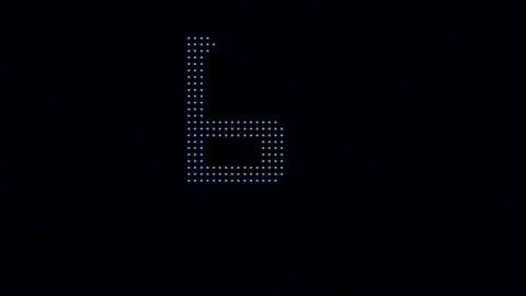 Countdown digital led light panel effect... | Stock Video | Pond5