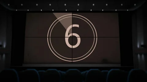 Movie Countdown Screen Stock Video Footage | Royalty Free Movie ...