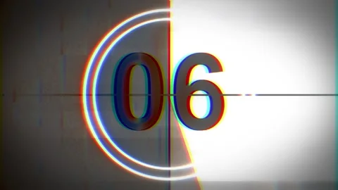 Countdown Leader vintage countdown 10 - ... | Stock Video | Pond5