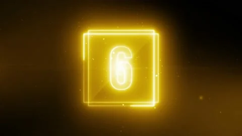 Countdown neon lights numbers. Countdown... | Stock Video | Pond5