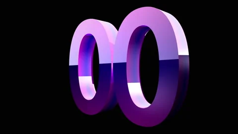 CountDown Number 3D animation neon led b... | Stock Video | Pond5