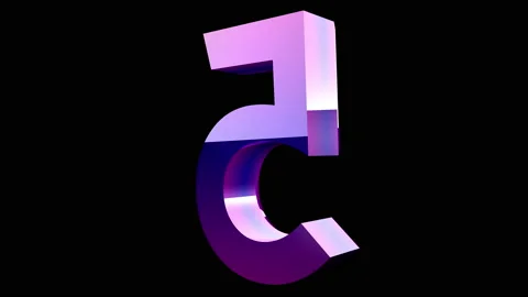 CountDown Number 3D animation neon led b... | Stock Video | Pond5